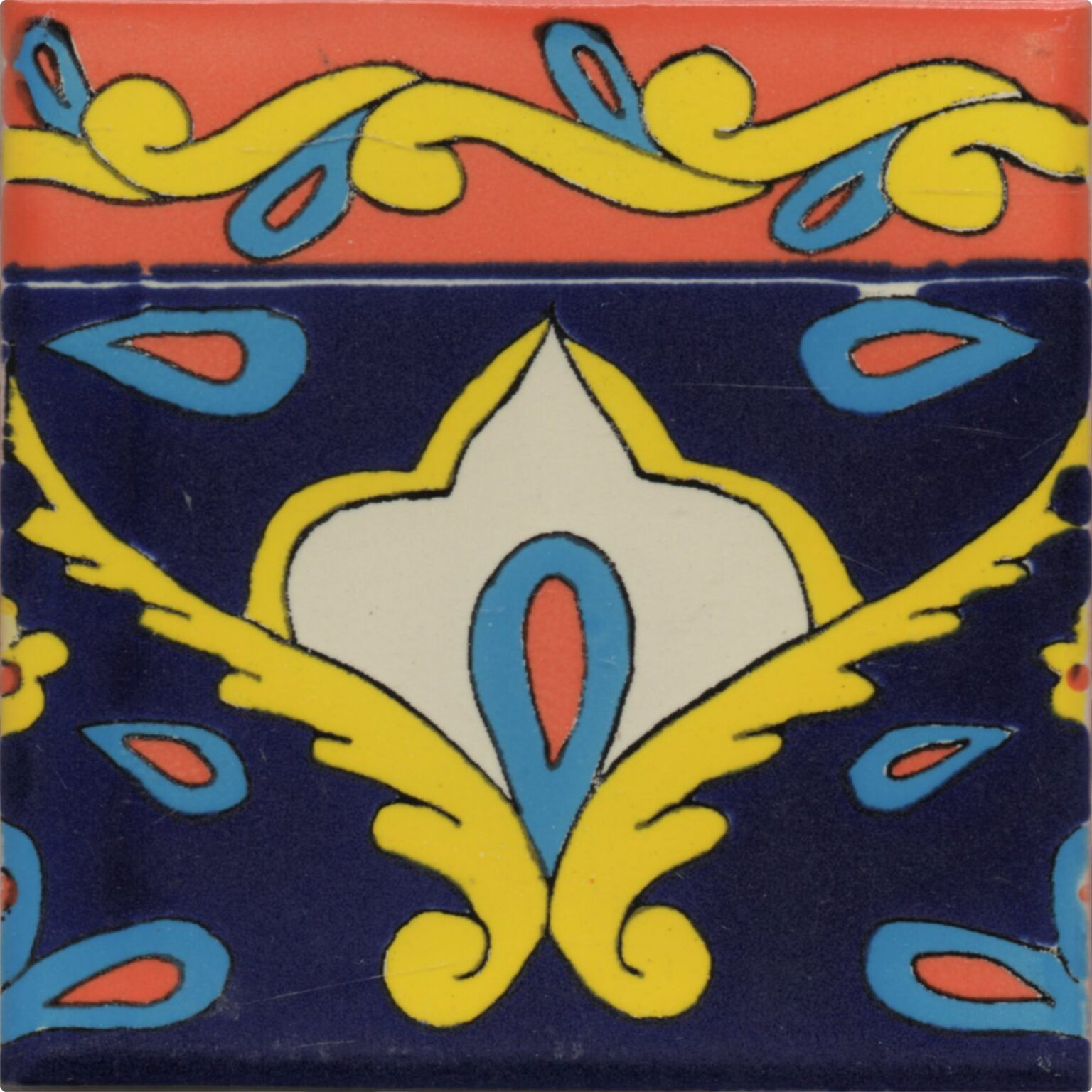 Mexican Talavera Border Tile Hidalgo – Casa Castillo
